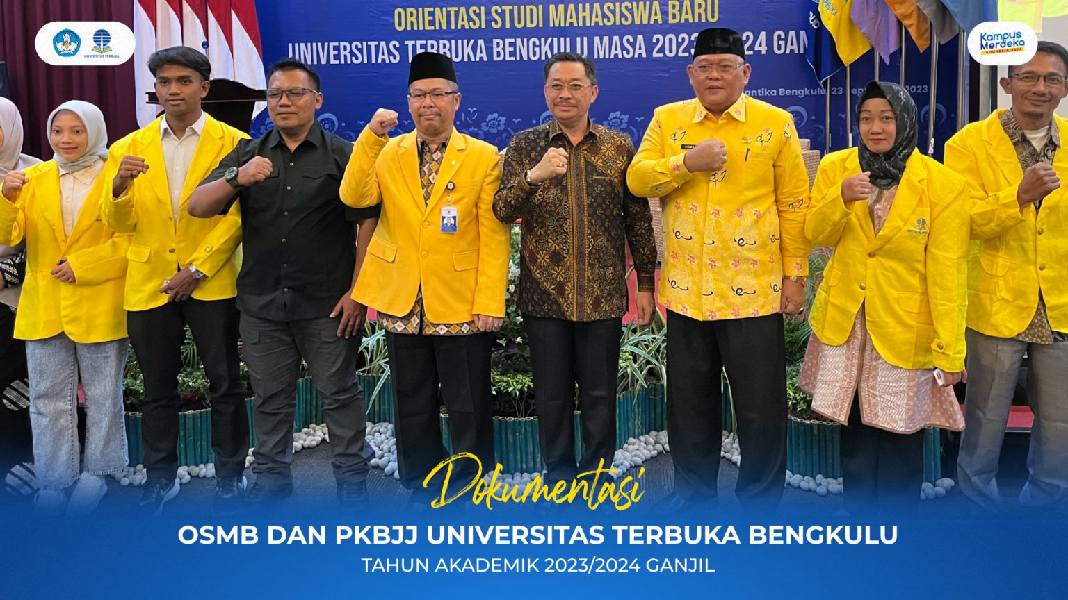 OSMB DAN PKBJJ UNIVERSITAS TERBUKA BENGKULU TAHUN AKADEMIK 2023/2024 ...