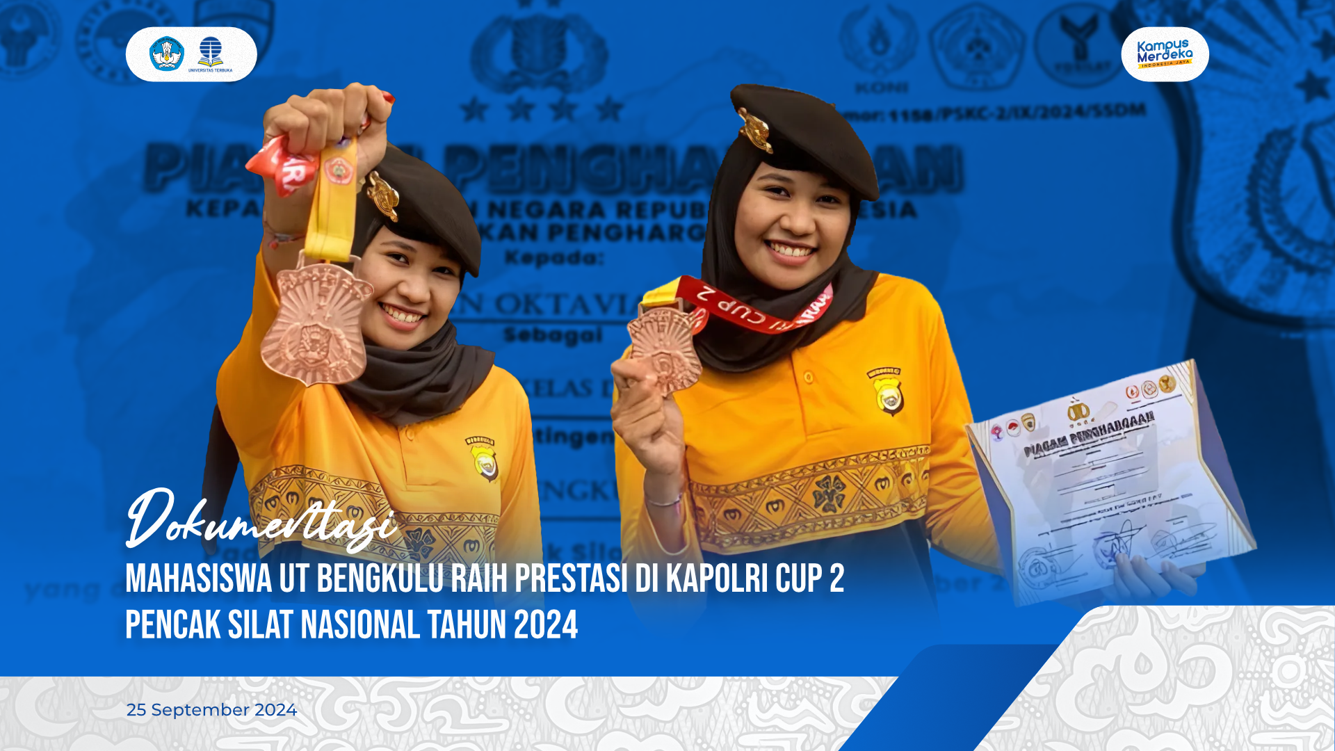 Prestasi Membanggakan… Mahasiswa UT Bengkulu Raih Prestasi di Kapolri Cup 2 Pencak Silat ...